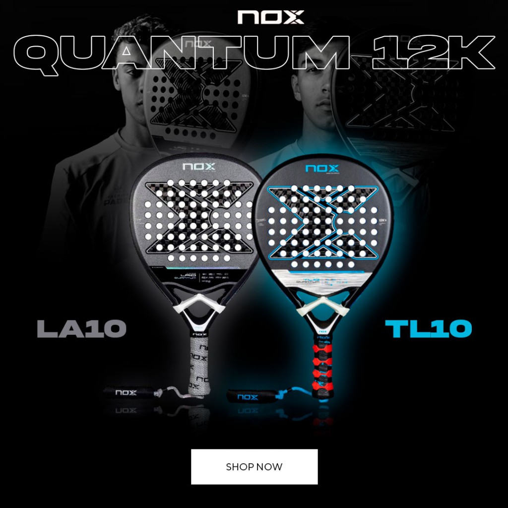 ¿Cómo son las palas de pádel Nox que nunca llevaron Augsburger y Libaak ...